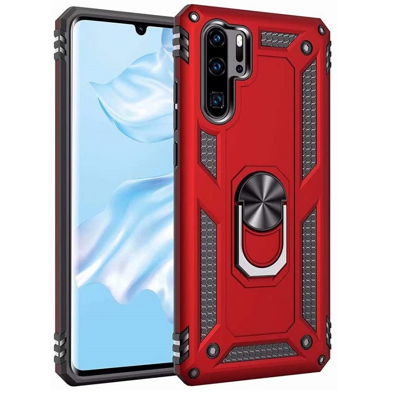 Huawei P30 Pro Case - Black Ring Armour