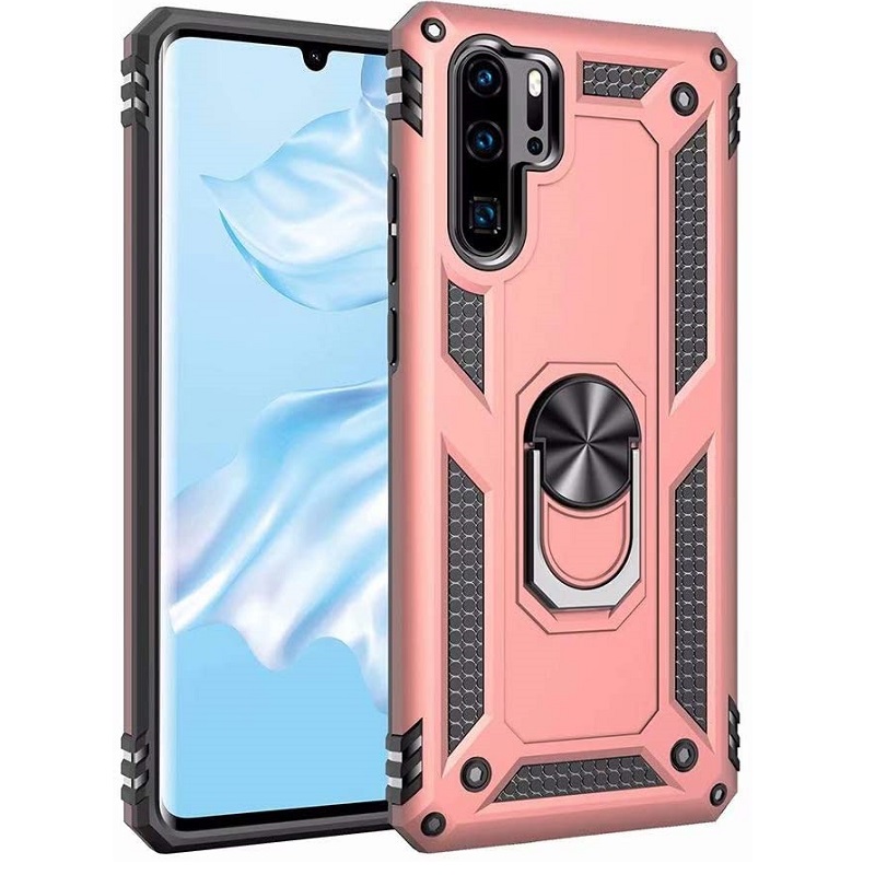 Huawei P30 Pro Case - Black Ring Armour