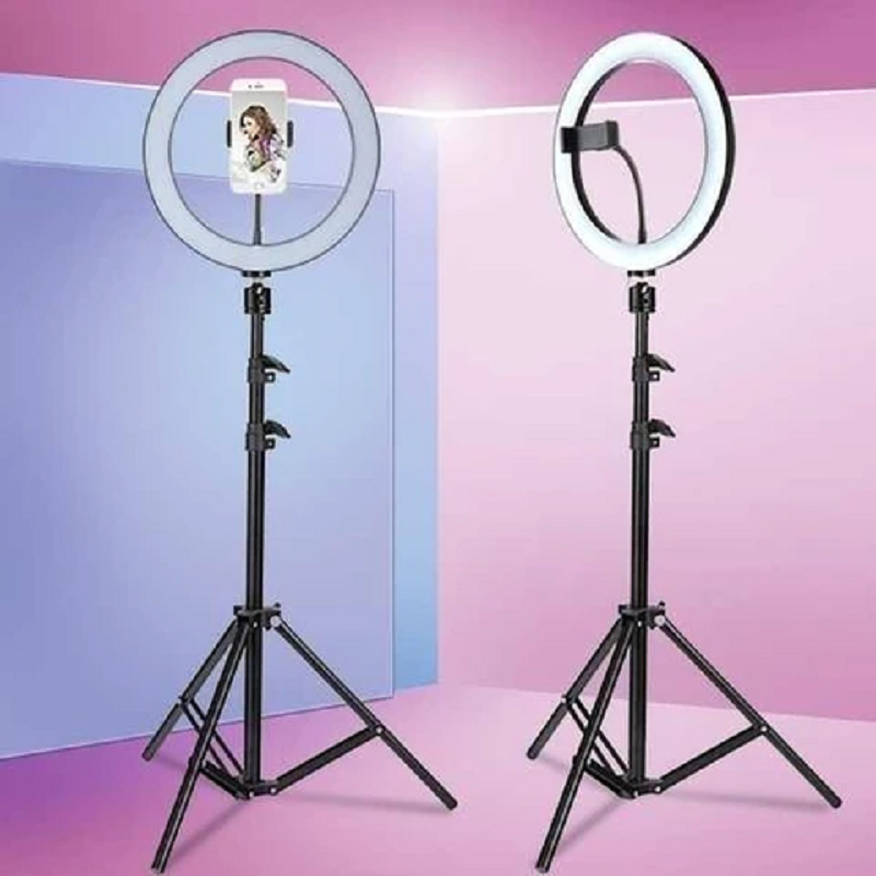 LED Ring Light 14 Inch With Tripod Black (2.1 M)