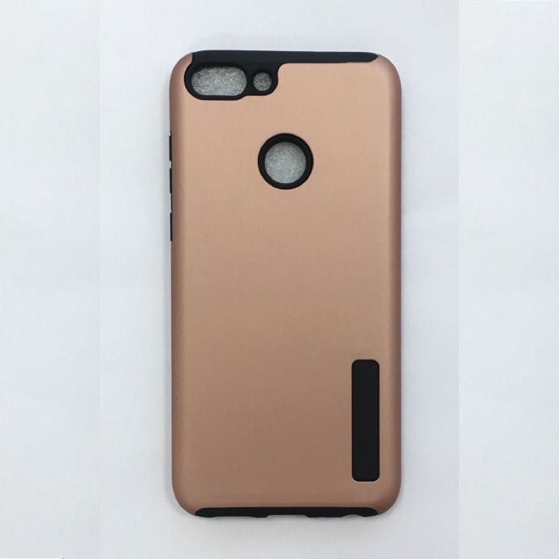 Huawei P Smart Shockproof Dual Layered Back Case RoseGold