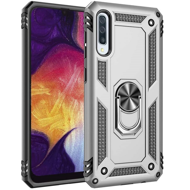 Huawei P30 Case Case - Silver Ring Armor