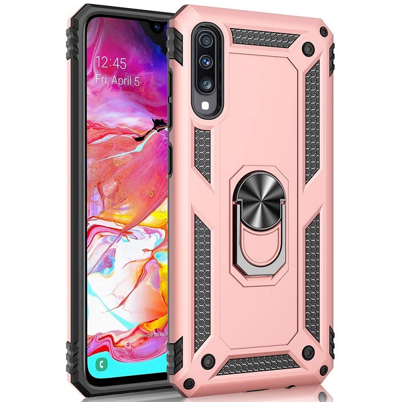 Huawei P30 Case Case - Rosegold Ring Armor
