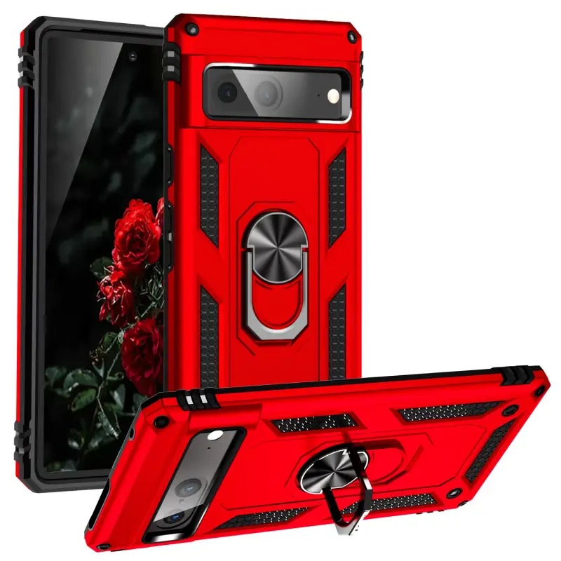 Google Pixel 7a Case - Red Ring Armor