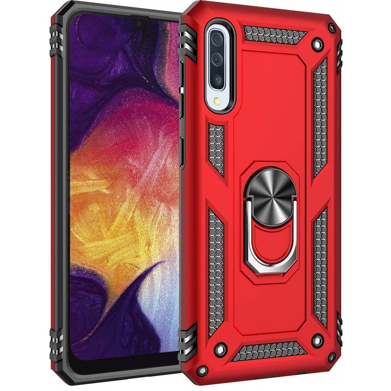 Samsung Galaxy A70 Case - Red Ring Armor
